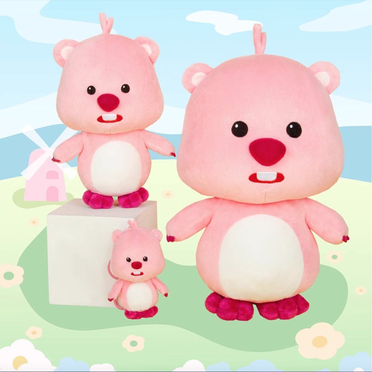 Pororo Loopy Beaver Plush - Plush Toys Singapore Online Shop